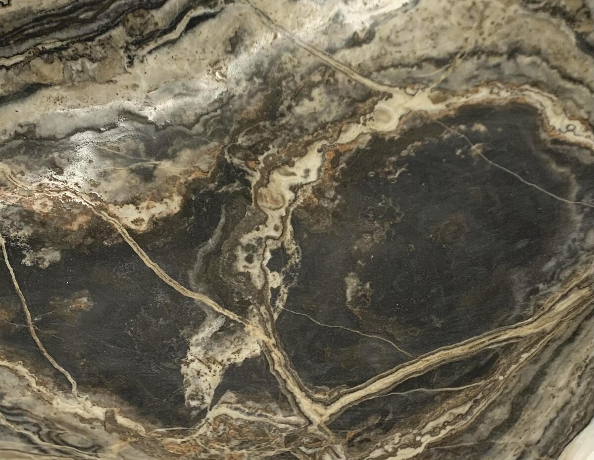 Balsamo Antiques | Contemporary Moroccan Free Form Shaped Onyx Bowl