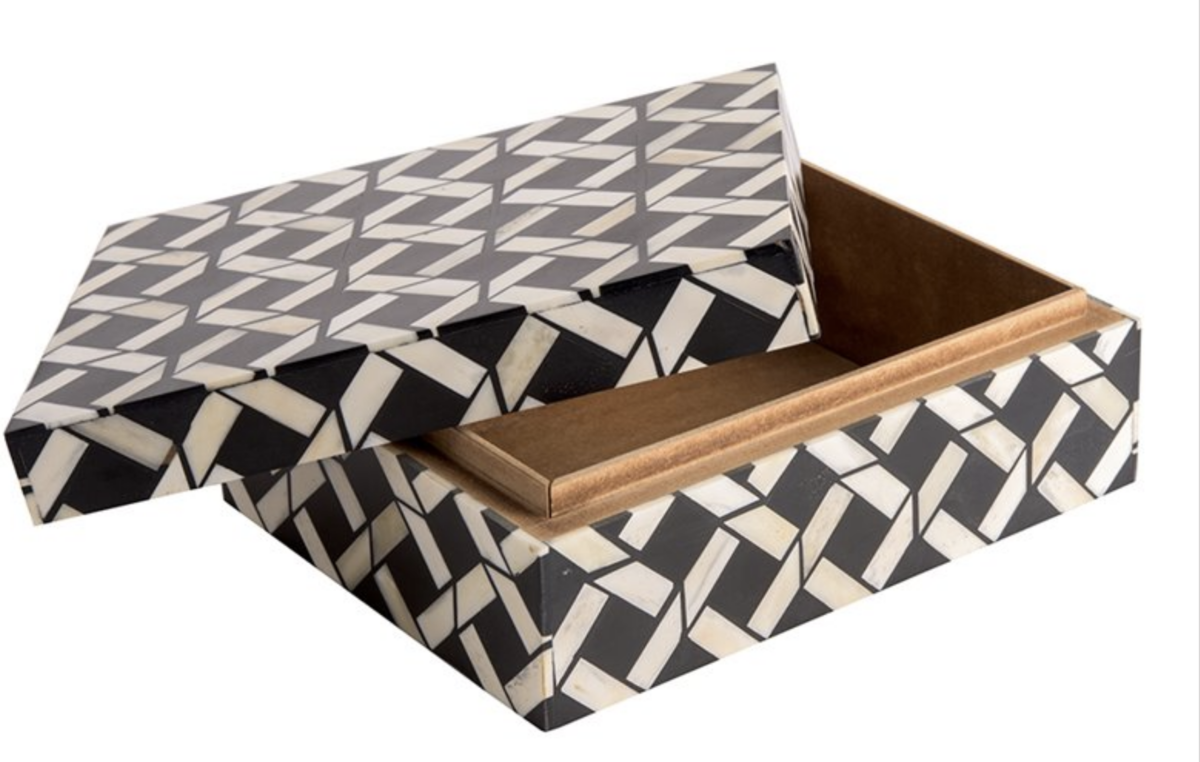 Balsamo Antiques | Contemporary Indonesia Geometric Design Box