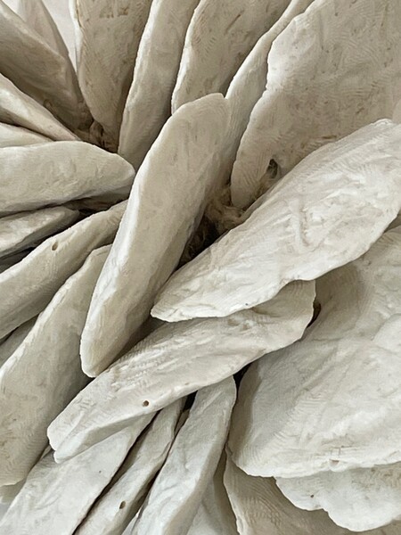 Balsamo Antiques | Contemporary French Porcelain Disc Sculpture