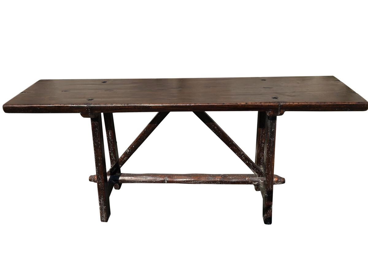 Balsamo Antiques | 18thc Italian Walnut Console Table